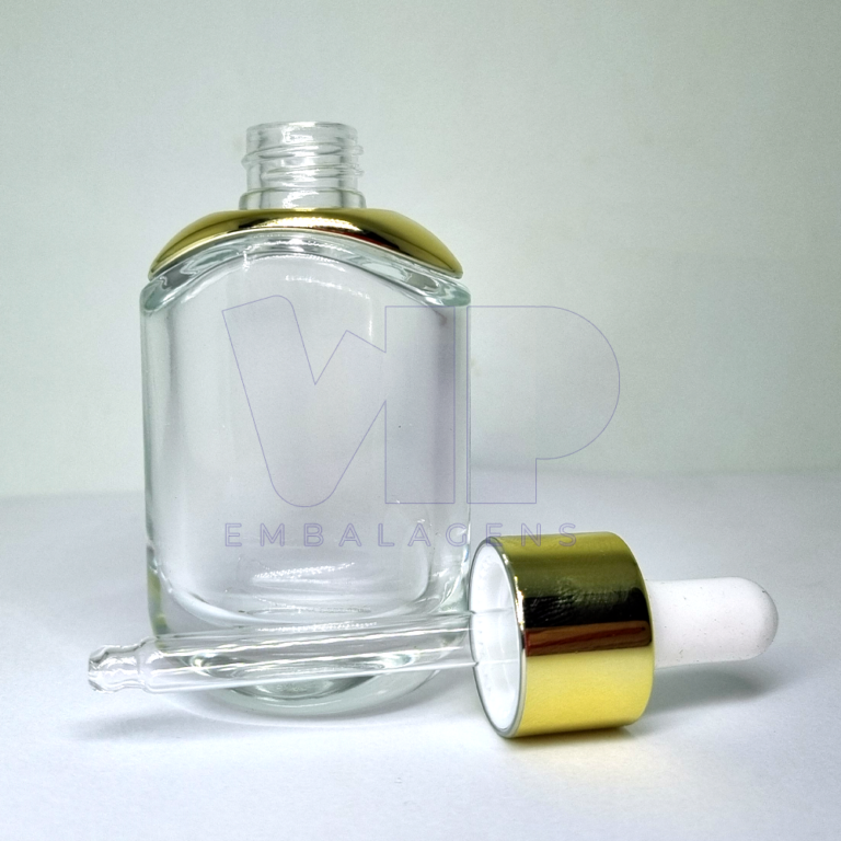 Frasco Dropper Premium Metálico – Vip Embalagens