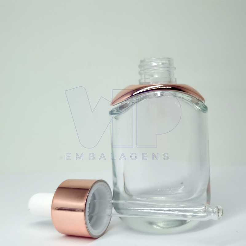 Frasco Dropper Premium Metálico – Vip Embalagens