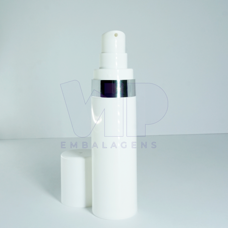 Frasco Pump Cilíndrico – Com Friso – Vip Embalagens